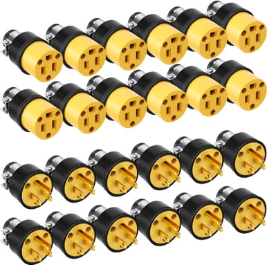 12 Set Electrical Replacement Plug Connector Set Male Female Extension ...