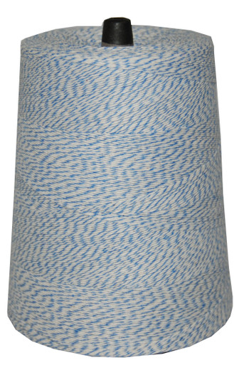 4 PLY Variegated Blue & White 2 LB Cone - 9600 FEET - Warehousesoverstock