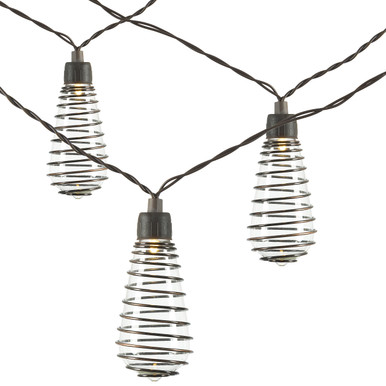 Everlasting Glow 93367 10 Count Solar ST40 Wire Light Set, 11.6" L x 2. ...