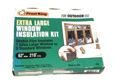 Frost King V95H Extra Large Window Insulation Kit for Outdoor Use ...