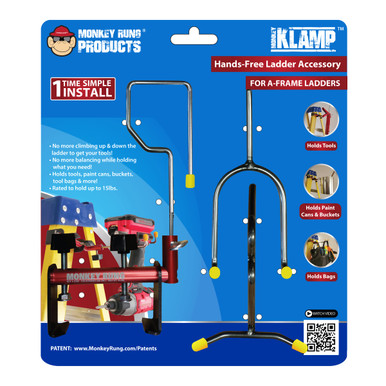 Monkey Rung Monkey KLAMP Patented Universal Ladder Tool Holder Perfect ...