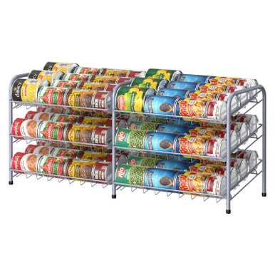 NANANARDOSO Can Organizer for Pantry, 3 Tier Can Dispenser Rack Holds ...