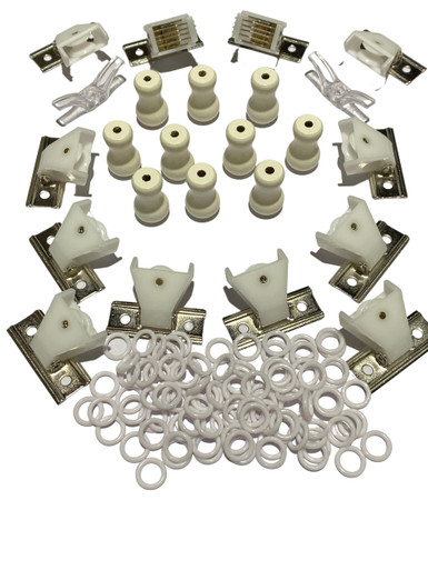 Amazing Drapery Hardware Roman Shade Hardware - DIY Pleated Shade Kit ...
