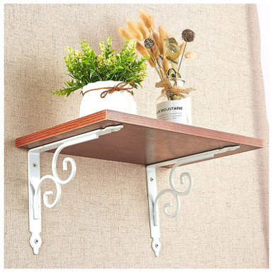 Shelf Support Bracket, Triangular Floating Shelve Bracket, Metal Wall ...