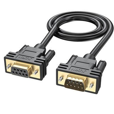 JUXINICE Copper Wire Db9 Extension Serial Cable Male to Female,rs232 ...