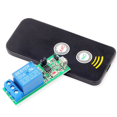 Taidacent DC5V 1 Channel Relay Module Infrared IR Remote Switch IR ...