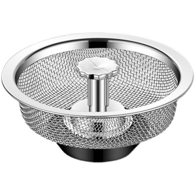 Kitchen Sink Filter Screen Stainless Steel Stopper Funnel Residue ...