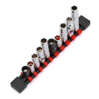 MIXPOWER 10PCS 1/4" & 3/8" Drive 10mm 6 Point Single Size Socket Set ...