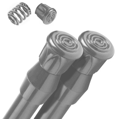 P&Y&H 2PCS silver spring curtain rod adjustable 28 to 48 inch small ...