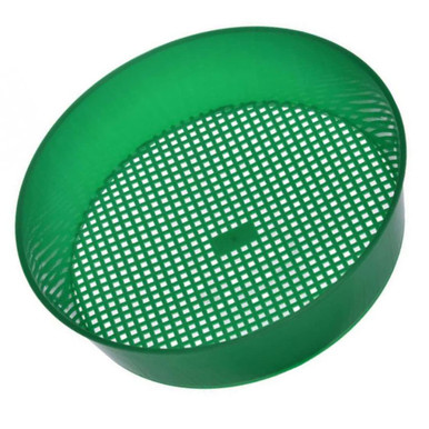 Round Plastic Garden Sieve Plastic Sieve Riddle Soil Sieve Mesh Screen ...