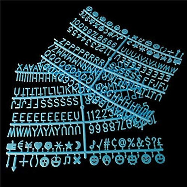 Woolous 340 Plastic Letter Board Letters 3/4 inch for Changeable Felt ...