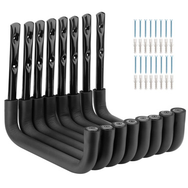 Whrsinlor 8 Pack Ladder Hooks 9.8Inch Garage Storage Utility Hook Heavy ...