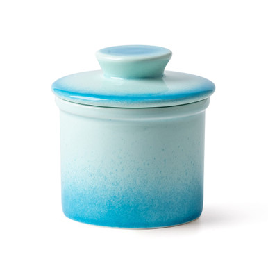 XELA Porcelain Butter Keeper Crock, French Butter Crock for Counter ...