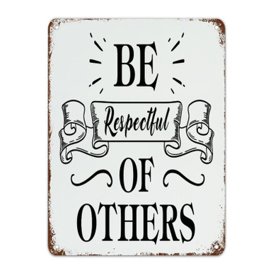 Guangpat First Day of School Signs be Respectful of Others Signs ...