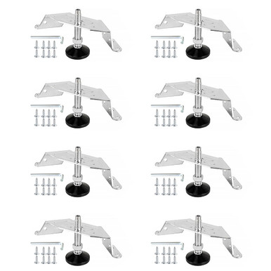 POWERTEC 71157-P2 Adjustable Corner Bracket Furniture Leveling Feet ...