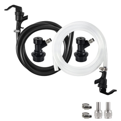 MRbrew Ball Lock Beer Line Kit, Homebrew 5+5 FT Draft Kegerator Sankey ...