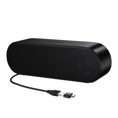 LOKIFT Computer Speakers, Wired Single USB-Powered Sound-bar with Dual ...