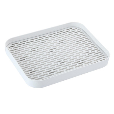 Milageto Countertop Drain Tray Small Dish Drain Board Mat Drainboard ...