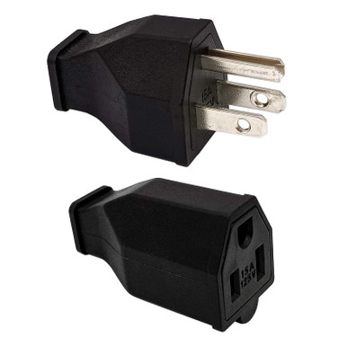 Extension Cord Ends Male and Female Replacement Plug & Connector Set ...