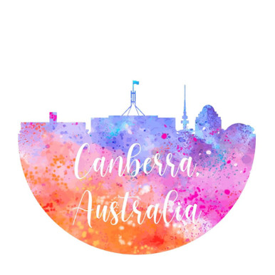 Australia Canberra Lettering Wall Stickers Modern Contemporary City ...