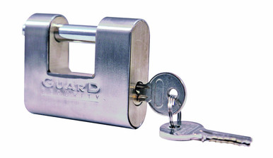Guard Security 55171 Padlock HD Brass Clad Over Solid Brass Stainless ...