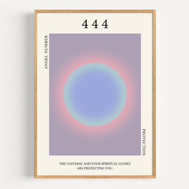Geetez Angel Number 444 Poster, 444 Angel Number Poster, 444 Angel ...
