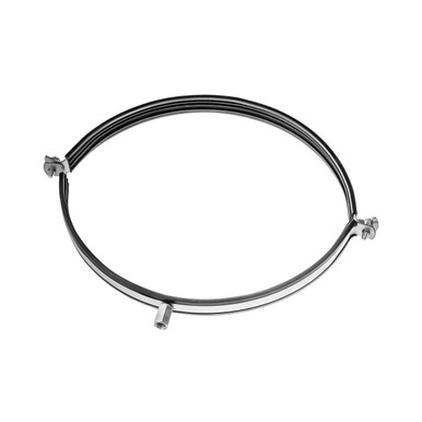 HVAC OV 8" Inch Galvanized Steel Duct Clamp with Rubber Fitting - Metal ...