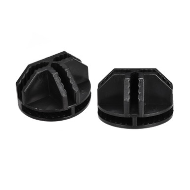 uxcell Plastic Wire Cube Connectors, 38x23mm Grid Buckle Clip for ...