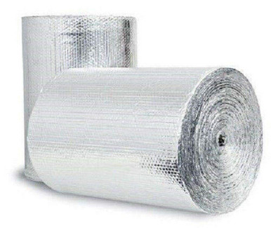 Reflective Foil Insulation Spiral Duct Pipe Wrap Double Bubble 16x20 R8 ...
