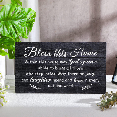 Yalikop House Warming Gifts Bless this Home Wall Decor House Blessing ...