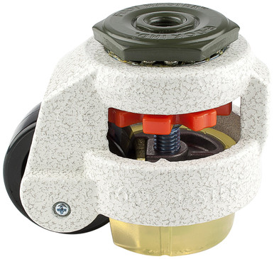 FOOTMASTER GD-60S-1/2-UP Nylon Wheel and Urethane Pad Leveling Caster ...