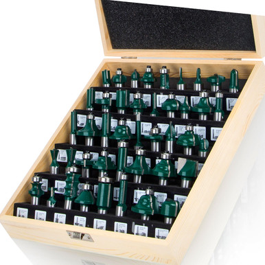 TAIWAIN 1/2 Inch Shank Wood Router Bit Set 41 PCS, Milling Tool for ...