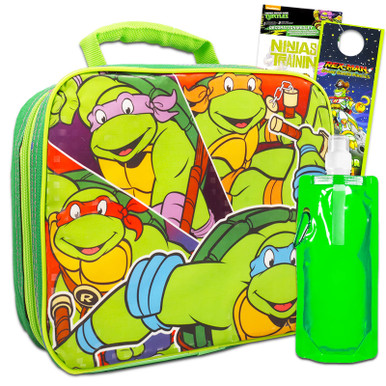 Teenage Mutant Ninja Turtles Lunch Box for Boys - Bundle with TMNT ...