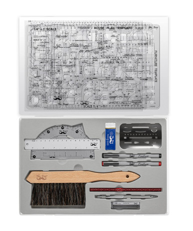 Mr. Pen- Professional Geometry Set, 17 Pcs, Architect Compass and ...