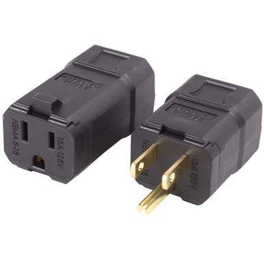 Journeyman-Pro Clamshell Plug & Connector Set 15 Amp 120-125 Volt, NEMA ...