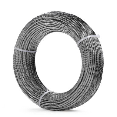 Steel DN Mate 1/8" Stainless Steel Cable Wire for Steel Cable Railing ...