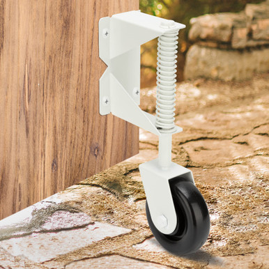 HILLMASTER 4 Inch Gate Wheel Gate Caster Kit with Spring Loaded for ...