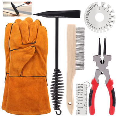 Hilitchi 6Pcs Welding Slag Removal Tool Set, 8inch Welding Pliers ...