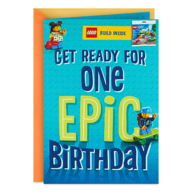 Hallmark Birthday Card for Kids with Legos (Playground Building Kit ...