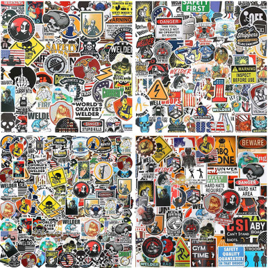 300 Pcs Hard Hat Stickers for Tool Box Helmet, Funny Stickers for ...
