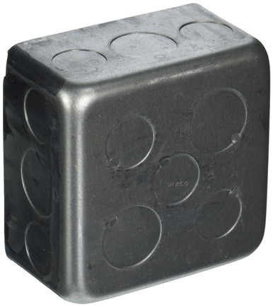 Hubbell-Raco 239 4 in. Square Plenum Box, Eleven 1/2 and Five 3/4 in ...
