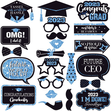 KatchOn, Graduation Photo Booth Props 2023 - Pack of 22 | 2023 ...