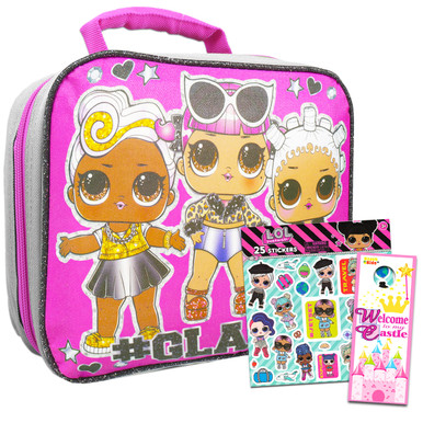 LOL Surprise Lunch Box for Girls Set - LOL Surprise Lunch Bag, Stickers ...