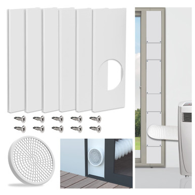 LBG Products Portable Air Conditioner Sliding Door Kit,Adjustable ...