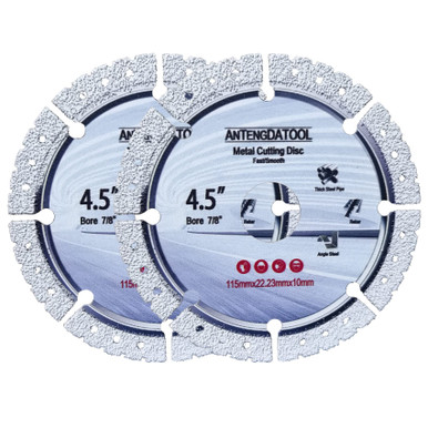 Antengdatool 4-1/2 Inch Metal Cutting Diamond Blade, 4.5"x 7/8"-5/8 ...