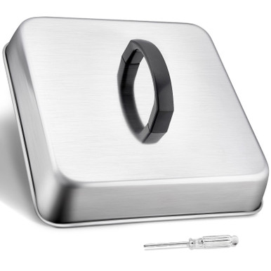 Square Basting Cover for Griddle, Leonyo 9.3" Cheese Melting Dome ...