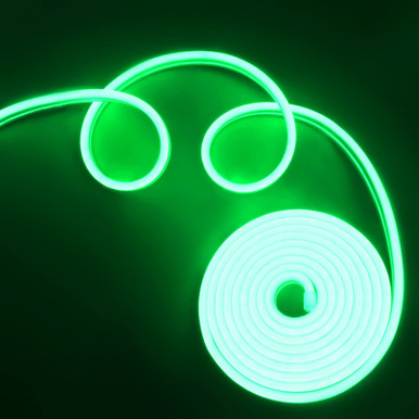 NEONLG 10ft Neon Strip Lights with DC Connector, 12V Cuttable Neon Flex ...
