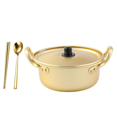 Housoutil Ramen Pot 1 Set Ramen Pot Korean Ramen Cooking Pot with Lid ...