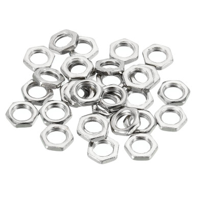5mm Nuts PATIKIL M7 X 1.0 Steel Hex Nuts, 30 Pack Metric Thread Zinc ...