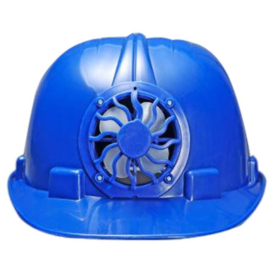 Industrial Safety Helmet with Solar Cooling Fan Construction Worker ...